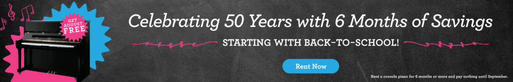 Back To School Special | PianoPiano - Piano Rentals & More